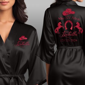 Charro Quinceanera Robes, Mis XV Anos Robe With Rancho Design, Pretty ...