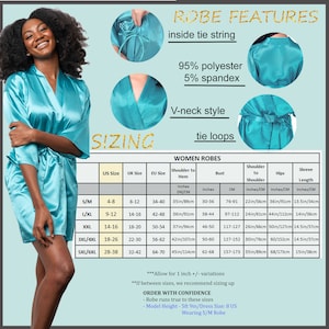 Bulk Robe Set of 10, All Inclusive Sizing, Personalized Robes, 26 ...