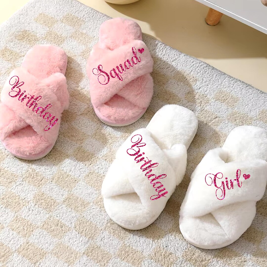 Adorable Girls Slippers for Slumber Parties, Cozy & Fun Slippers for ...