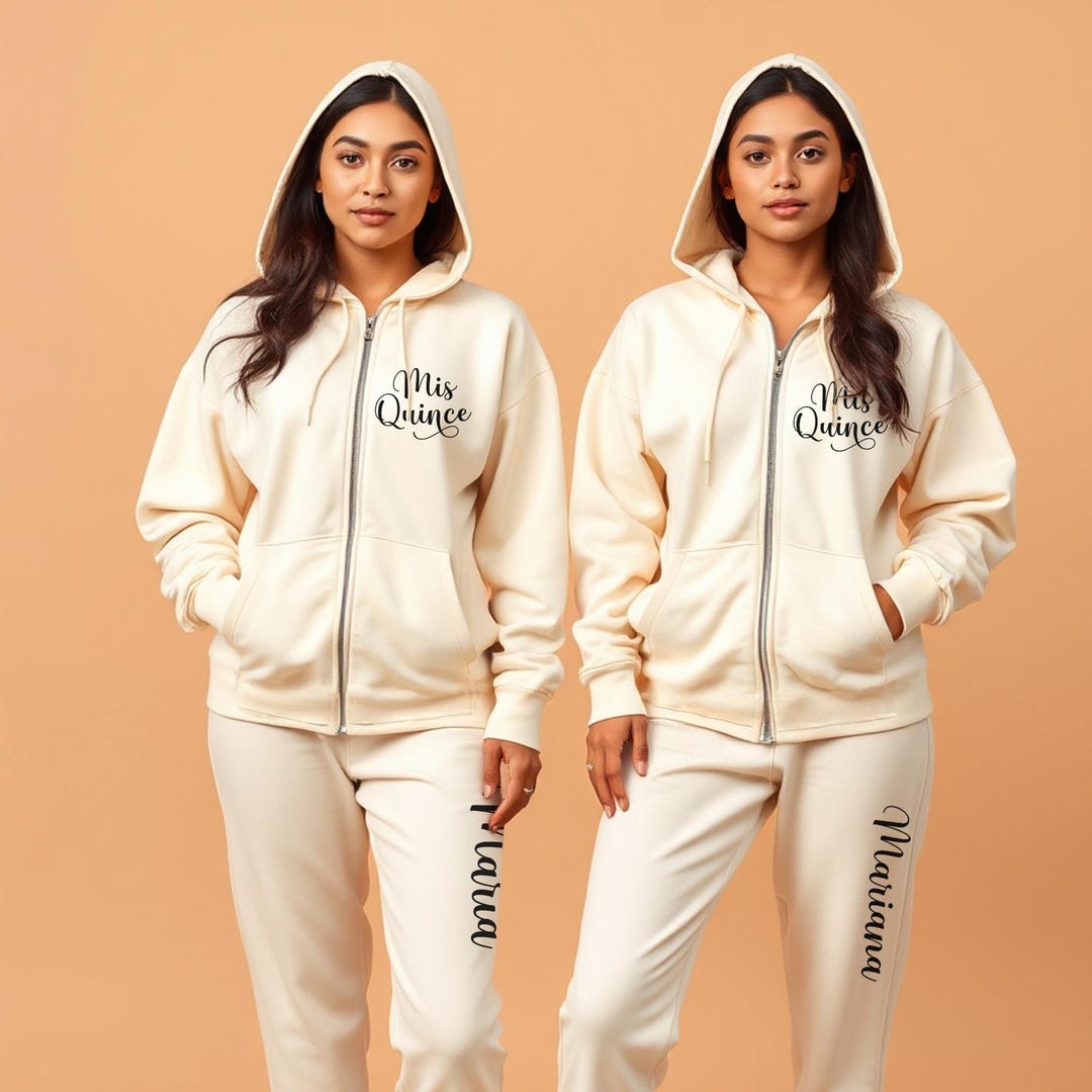 Mis Quince Anos, Loungewear Set, Personalized Quinceanera Clothing ...