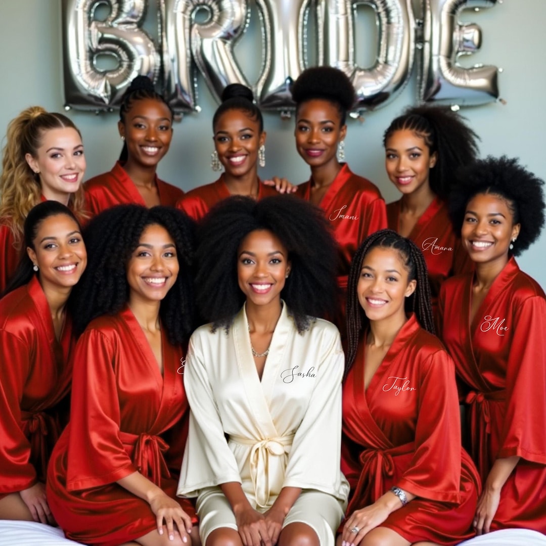 Bulk Robe Set of 10, All Inclusive Sizing, Personalized Robes, 26 ...