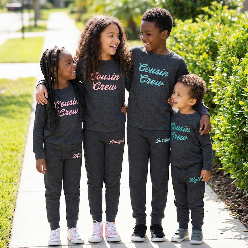 Custom Loungewear Set for Kids - Toddler to Preteen, Personalized Kids ...