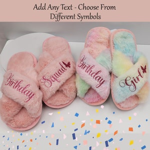 Personalized Kids Slippers for Birthdays, Weddings, Christmas & More ...