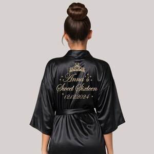 Personalized Sweet Sixteen Robes, 16th Birthday Gifts, Sweet 16, Sweet ...