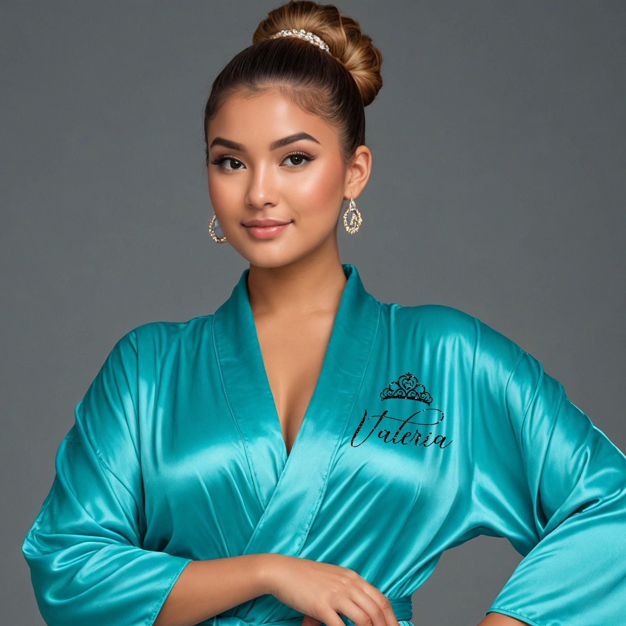 Charro Quinceanera Robes, Mis XV Anos Robe With Rancho Design, Pretty ...