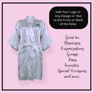 Bluchi Fully Custom Robes With Logos, Designs, Photos & Texts for ...