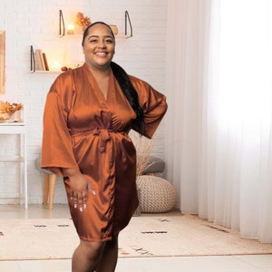 Womens Plus Bridesmaid Robes, Personalized Robes, Bridesmaid Proposal ...