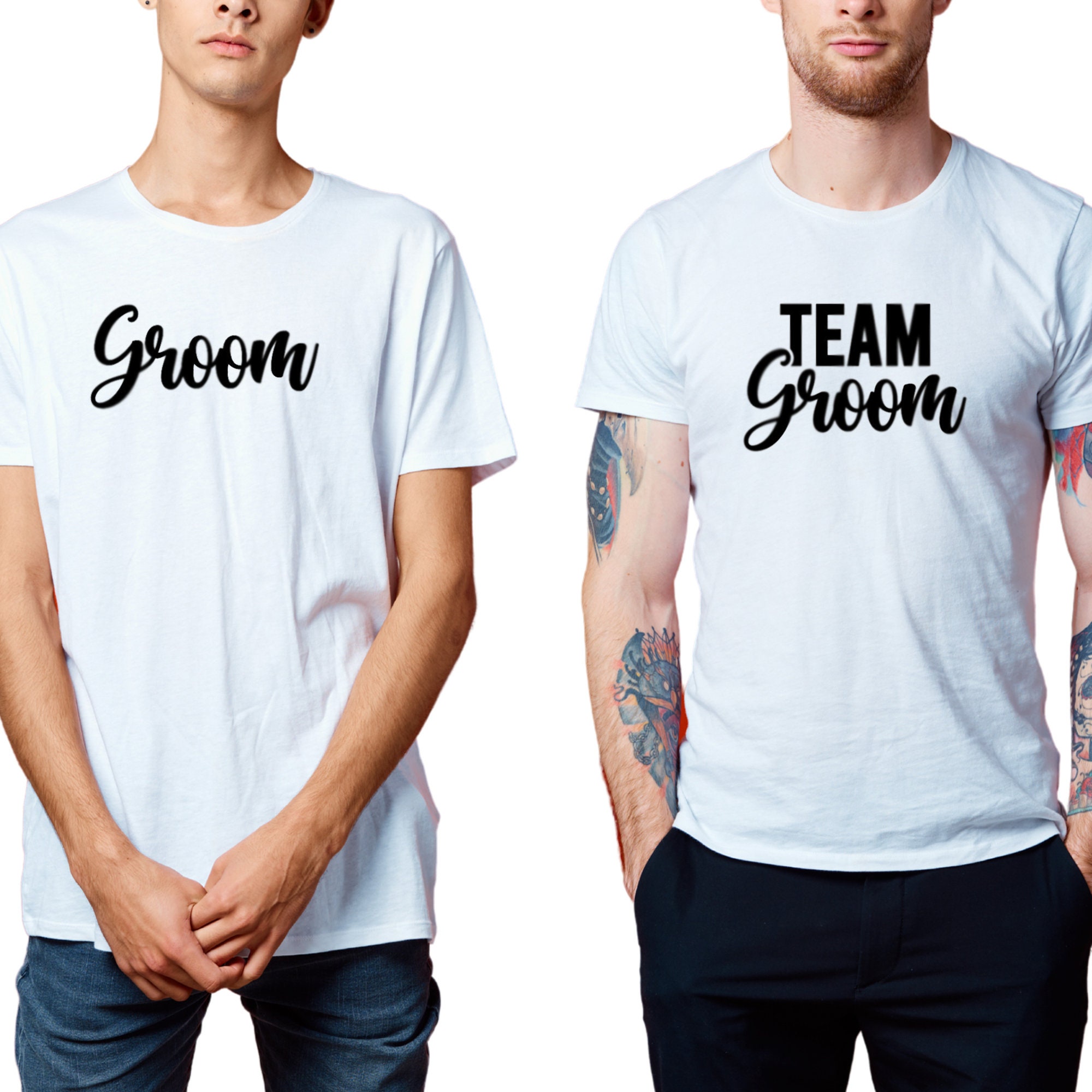 Team Groom Groomsmen Bachelor Party Pre-wedding Day T-shirts - Etsy