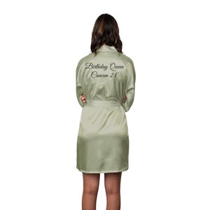 Sage Robes for Bridal Party, Birthdays, Spa Party & More -available in ...