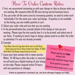 Bluchi Fully Custom Robes With Logos, Designs, Photos & Texts for ...