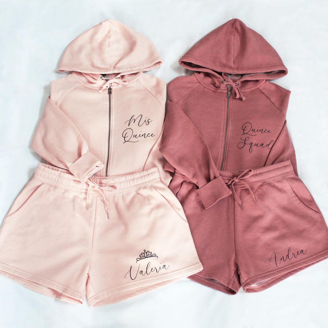 Mis Quince Anos Loungewear Set, Personalized Quinceanera Clothing ...