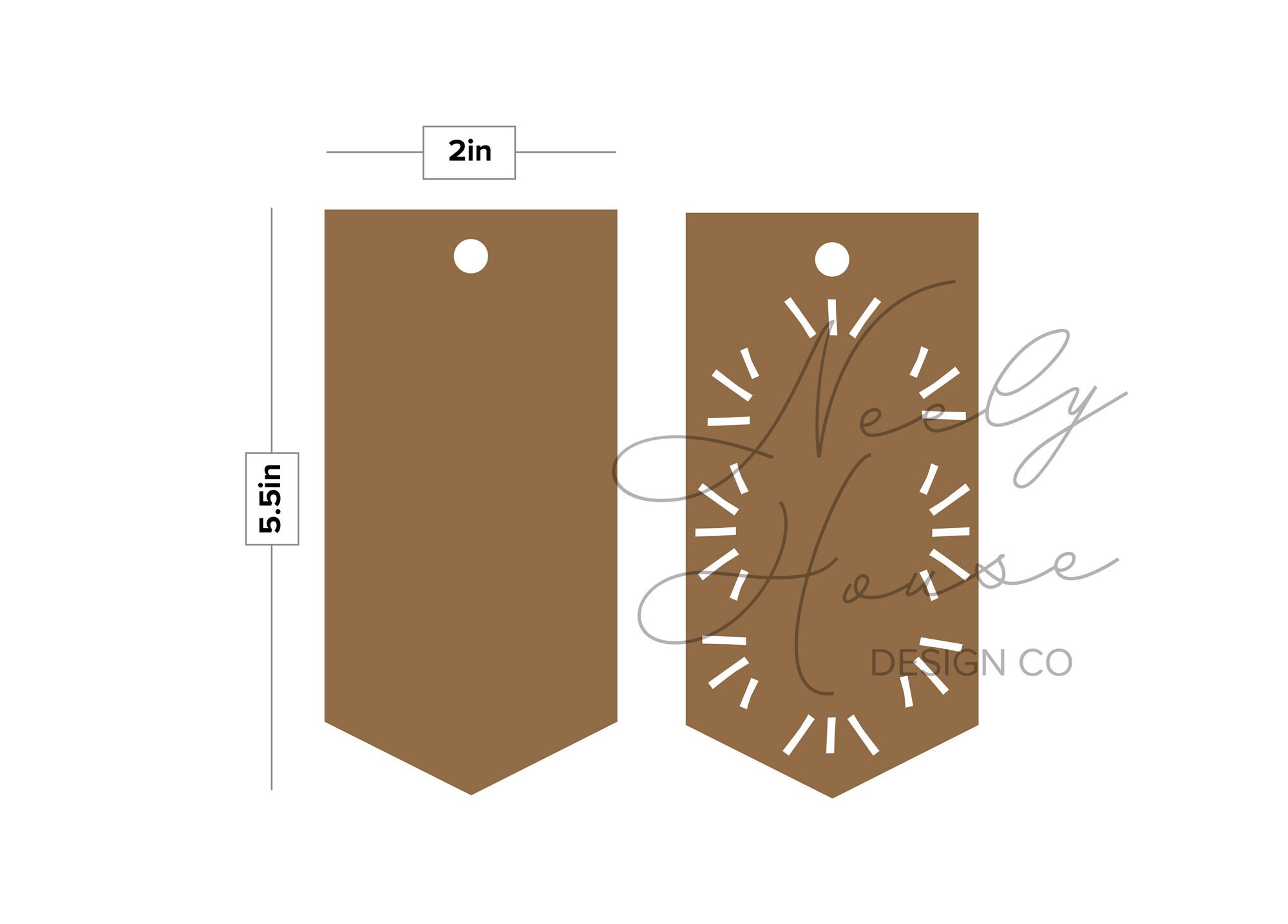 Boho Gift Tag SVG Cricut Label Template Instant Download - Etsy