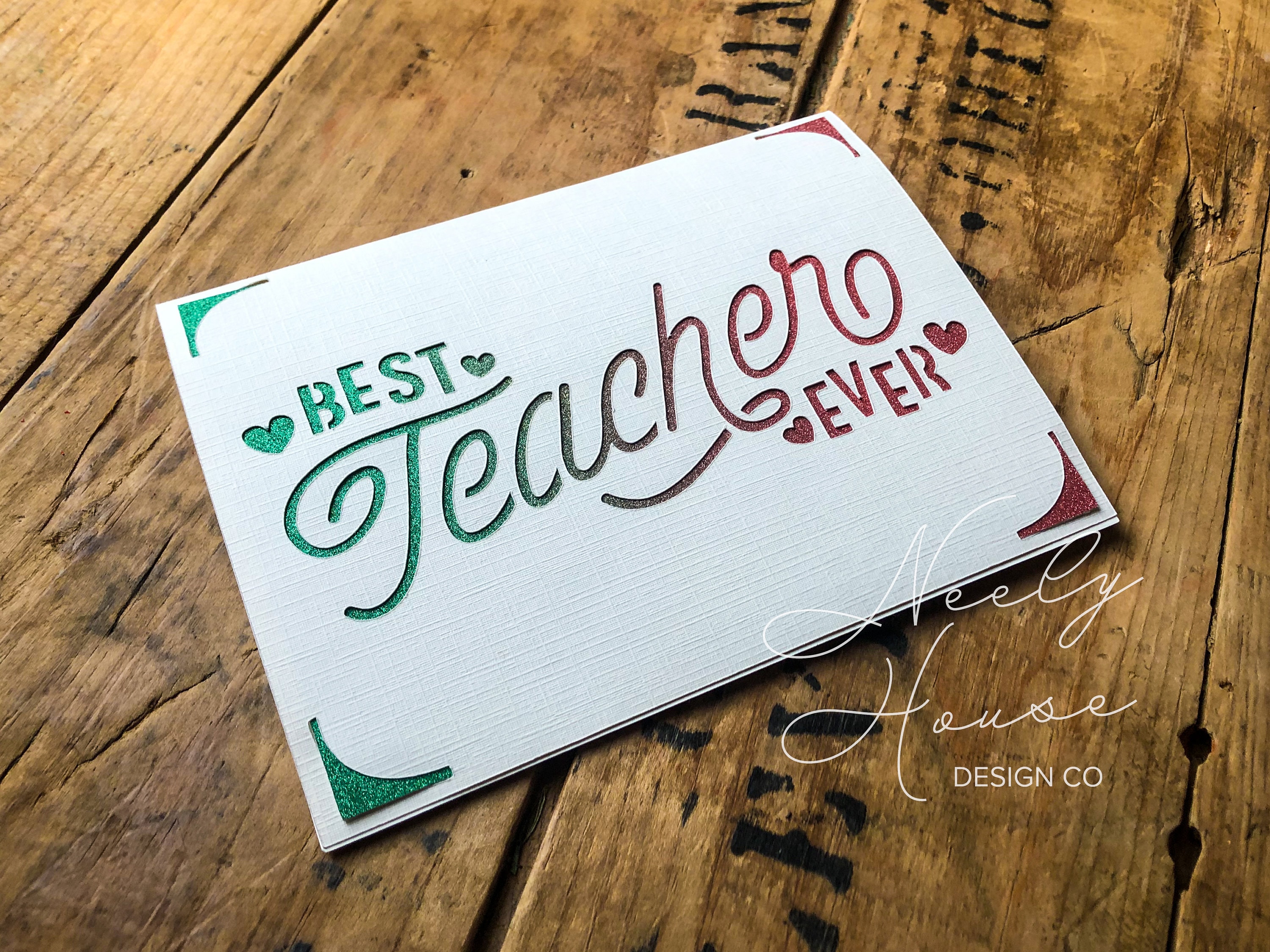 Cricut Joy Teacher Card | Thank You Card SVG | Explore Maker Insert ...
