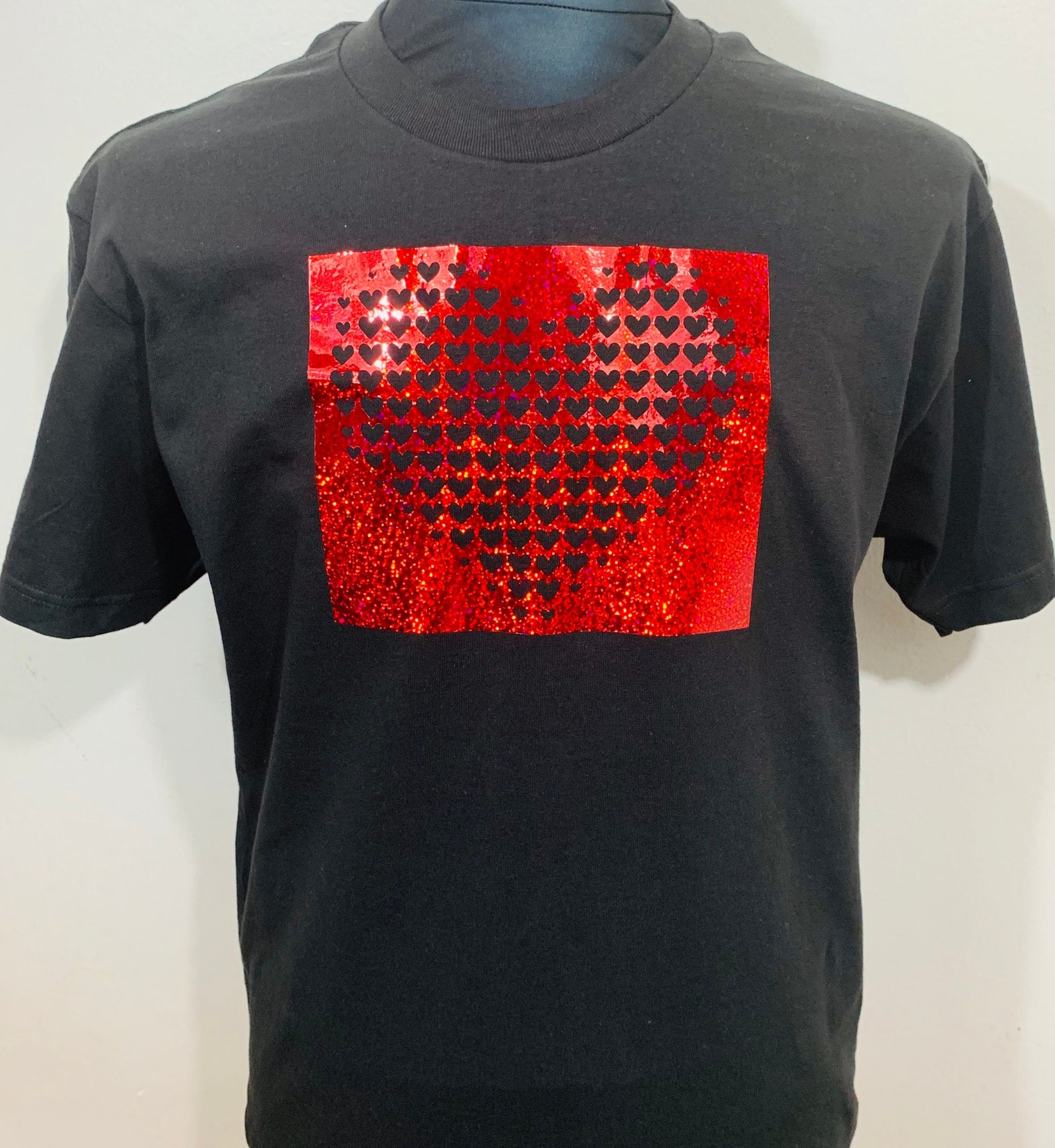 Valentine's Day Unisex Open Heart T-shirt - Etsy