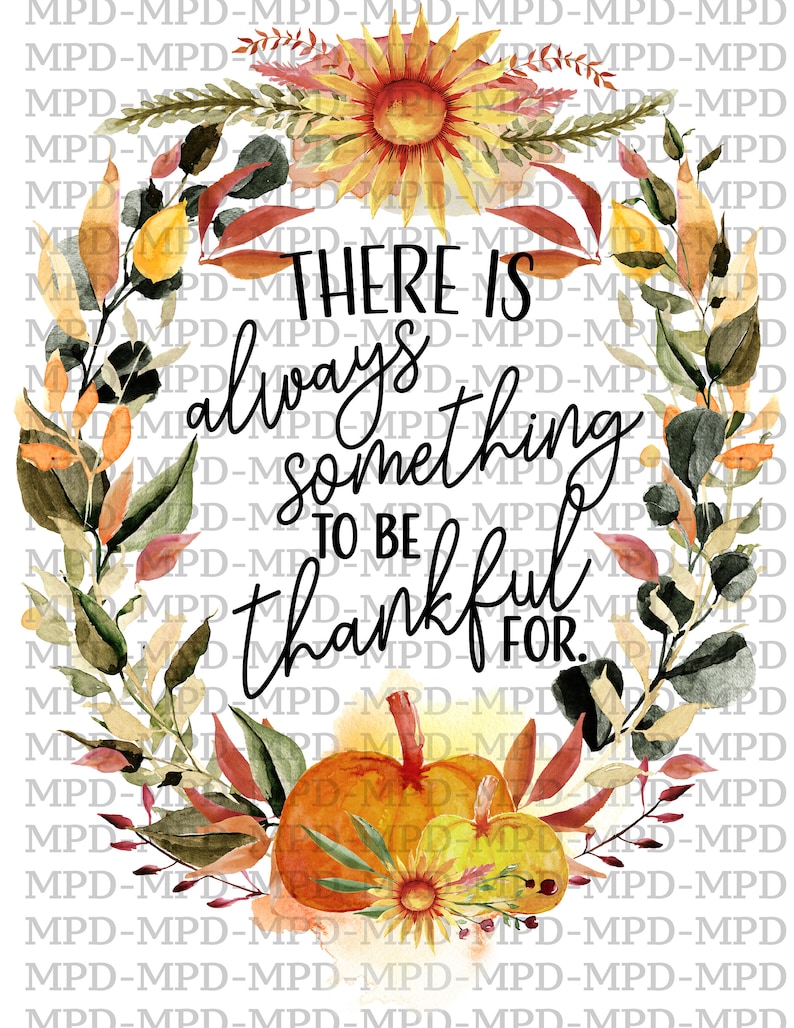 Thankful Thanksgiving Design PNG PDF Jpg. Sublimation | Etsy