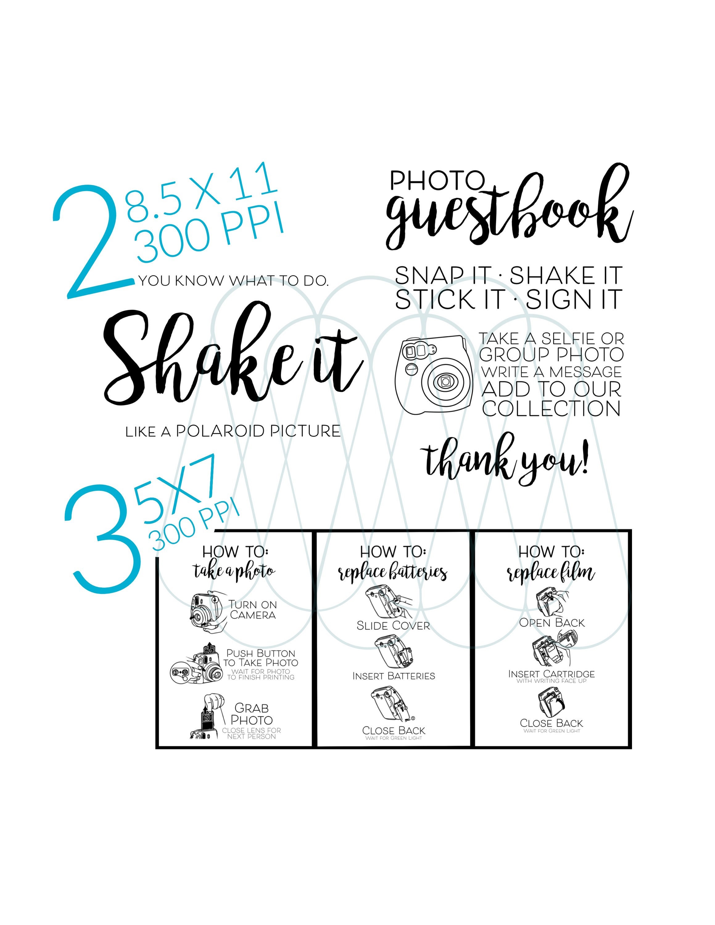 polaroid-wedding-printable-photo-guest-book-sign-instax-etsy