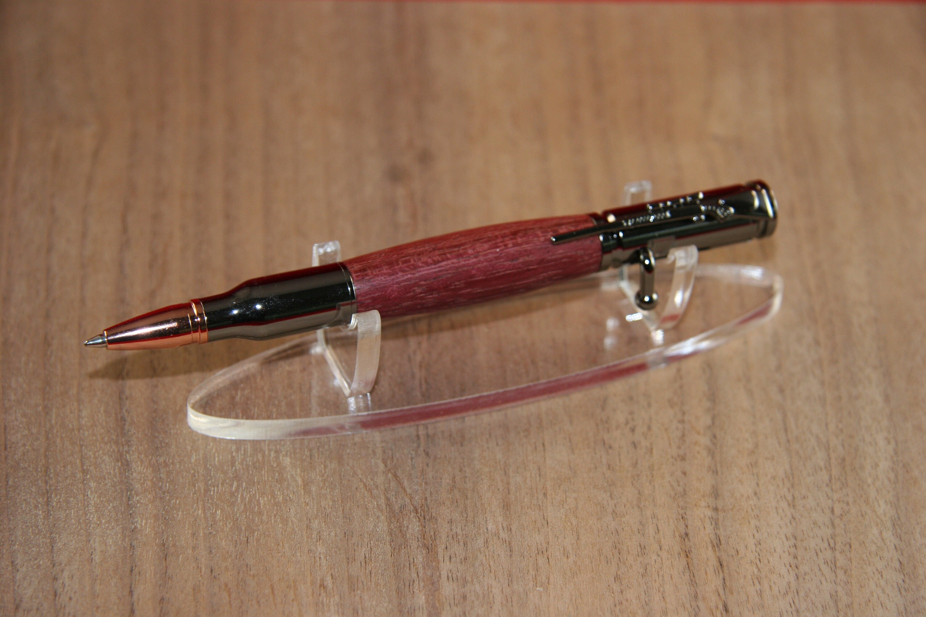 Bolt Action Rifle Pen Purple Heart Ballpoint Pen Bday Graduation Gift ...