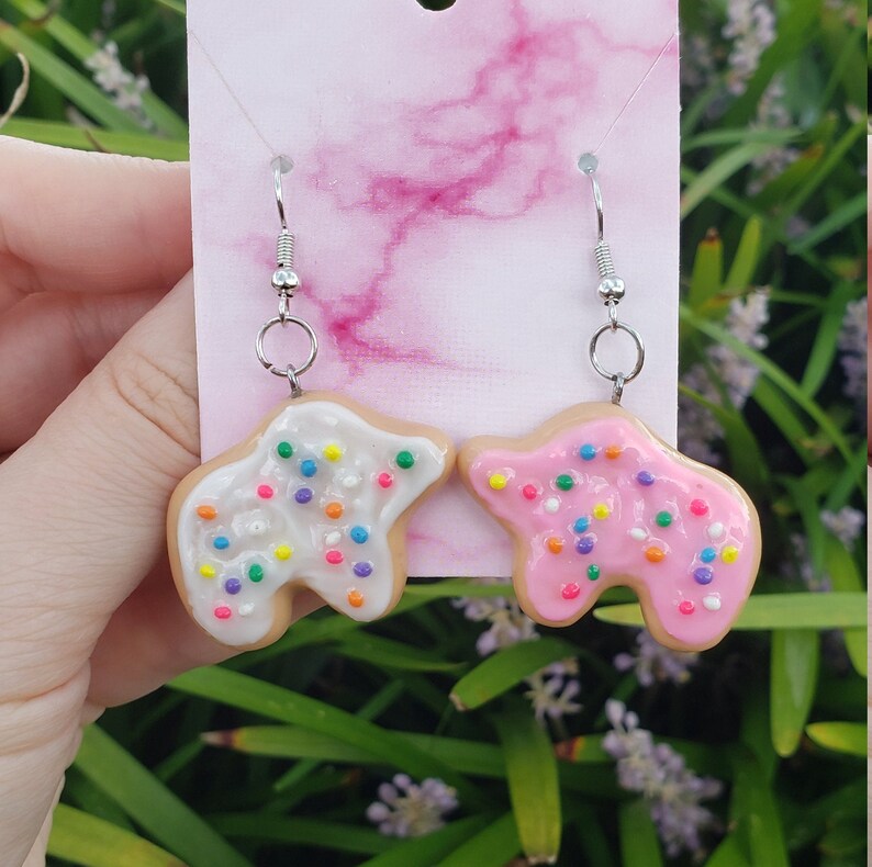 Frosted Animal Cracker Clay Earrings - Etsy