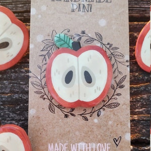 Cottagecore Cozy Handmade Clay Pins - Etsy