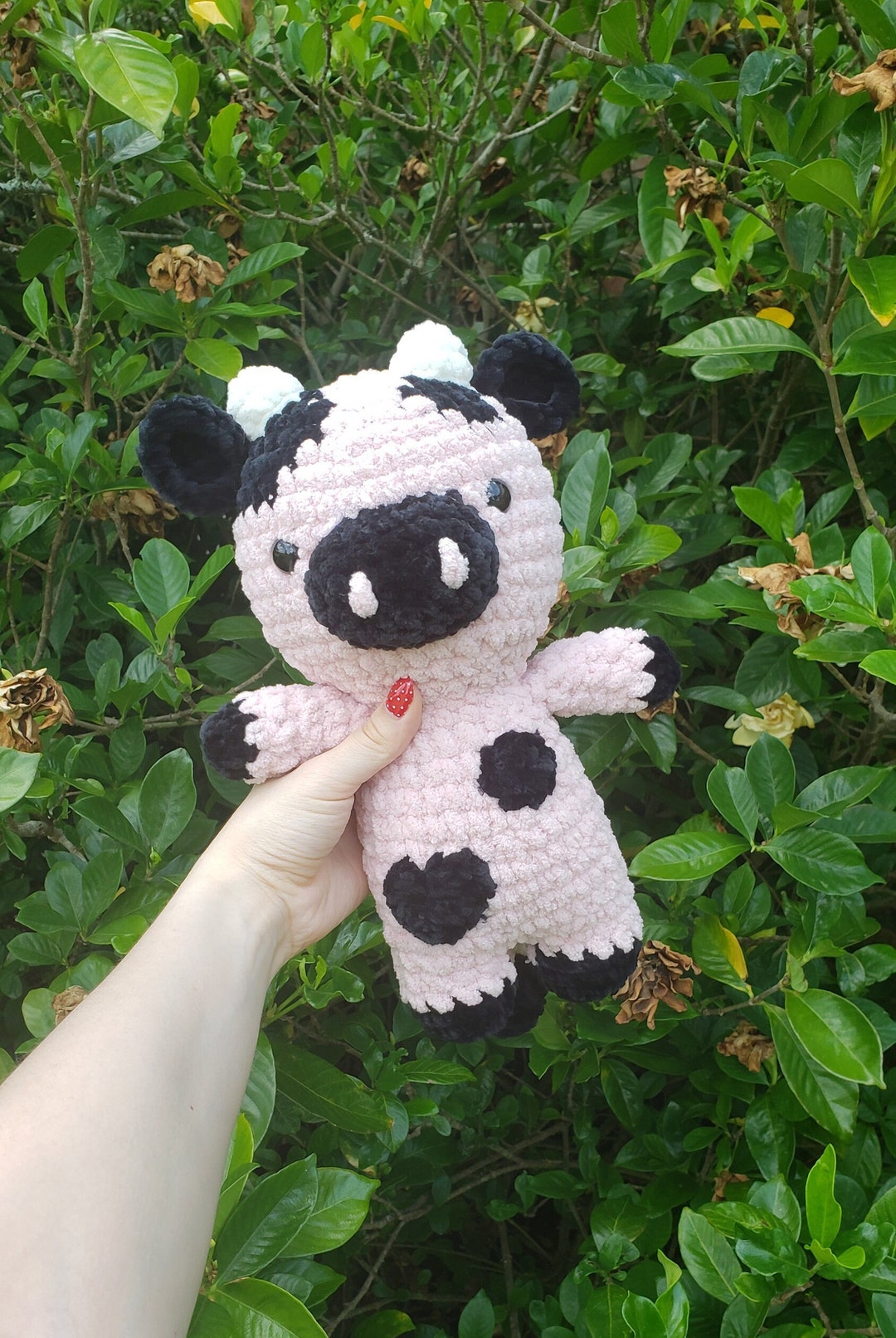 Jumbo Chonky Cow Plushie Crochet Cow Plush - Etsy