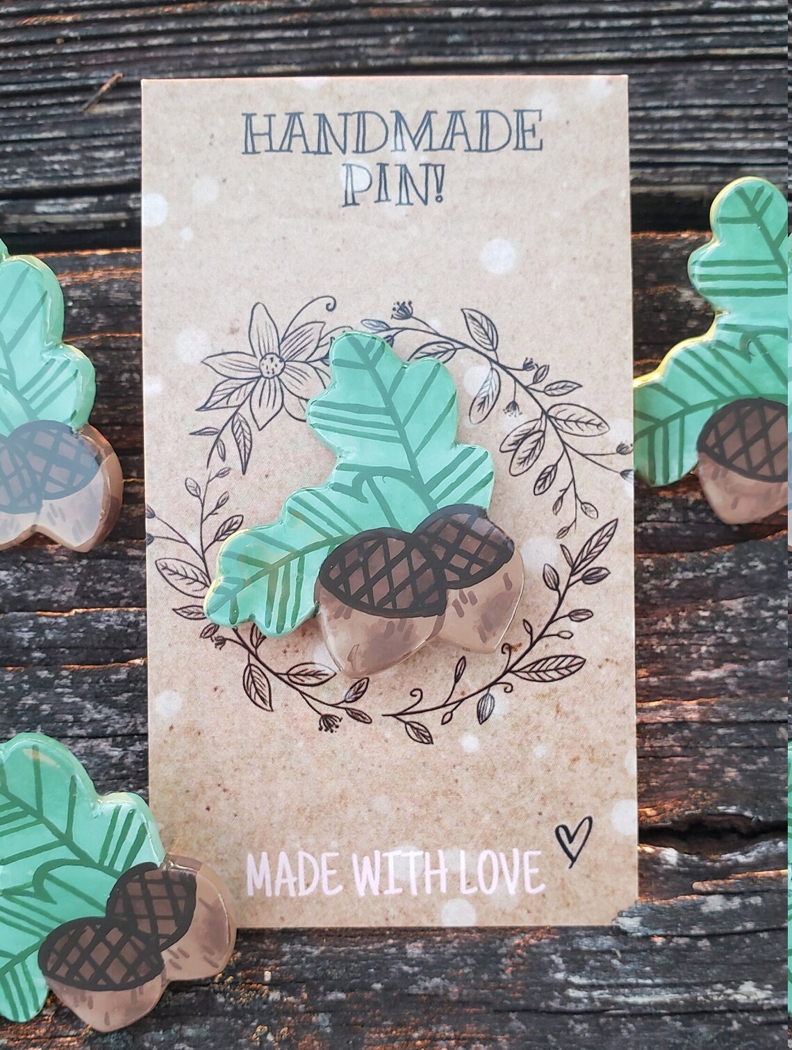 Cottagecore Cozy Handmade Clay Pins - Etsy