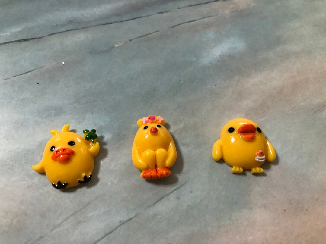 Set of Cute Chick Cover Minders/refrigerator Magnets/needle Minder - Etsy