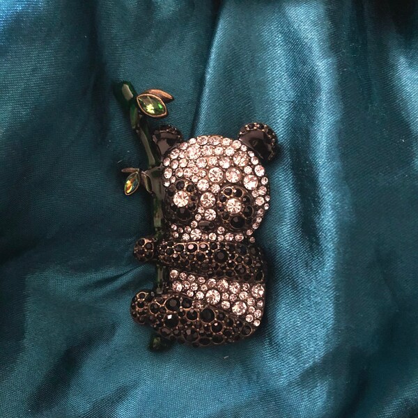 Panda Brooch - Etsy