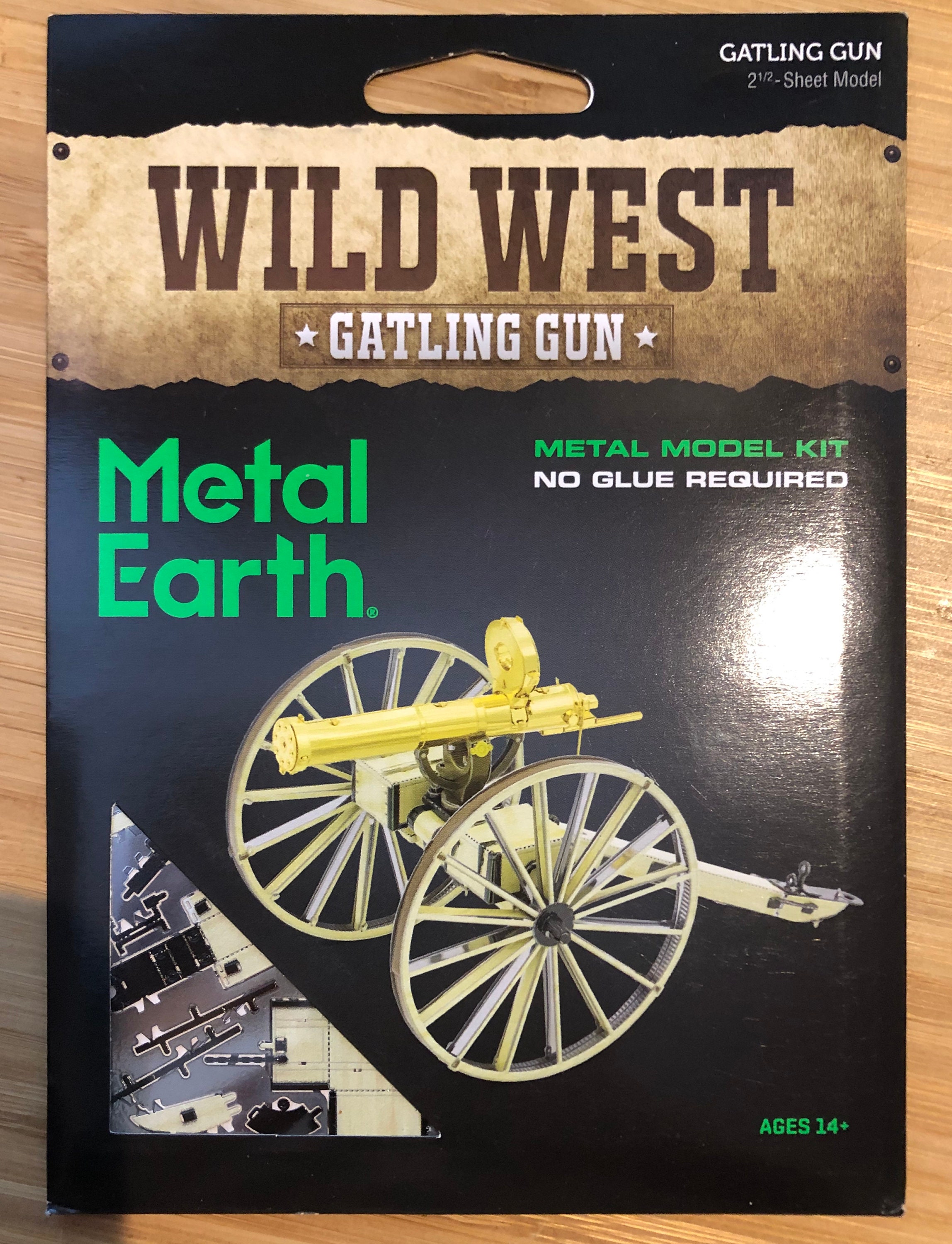 Metal Earth Wild West Gatling Gun 3D Metal Model Kit MMS188 - Etsy