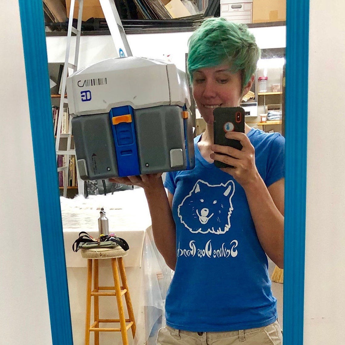 Cosplay Patterns // Overwatch Loot Box Blueprints // EVA Foam Templates ...