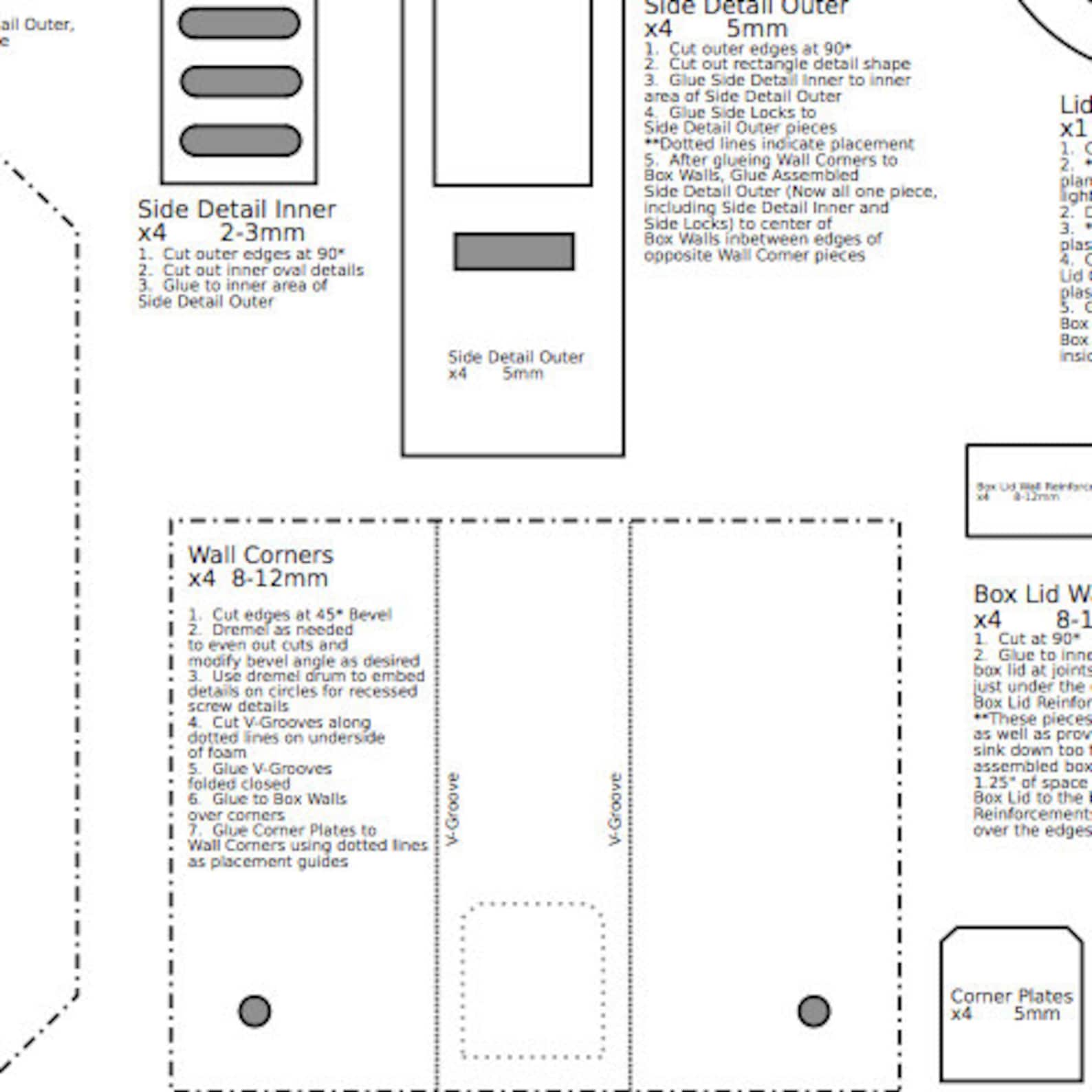 Cosplay Patterns // Overwatch Loot Box Blueprints // EVA Foam Templates ...