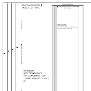 Cosplay Sewing Pattern // Festival Happi Coat // DIY Template ...