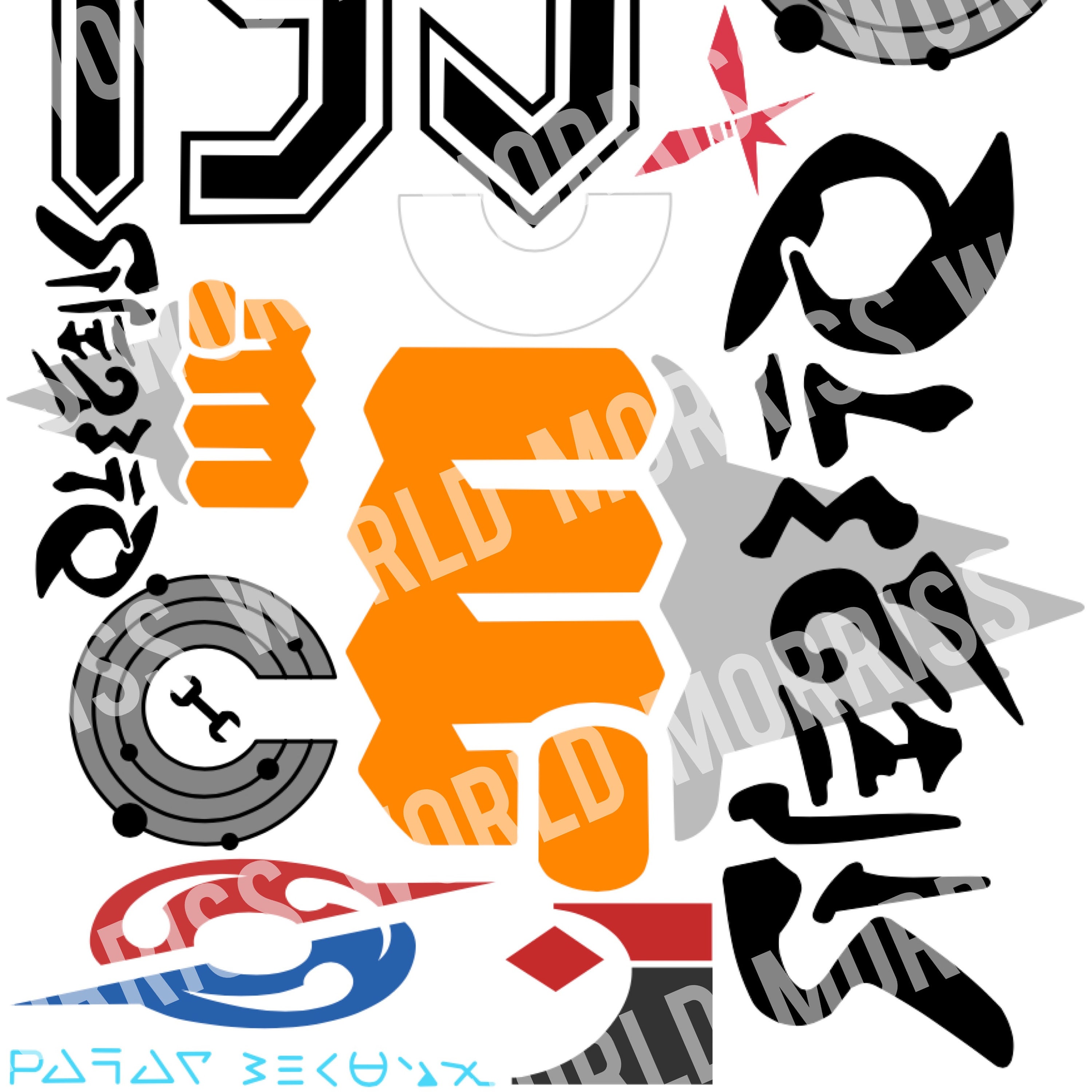 Digital Cosplay Decals // Bea Pokemon Sword & Shield // Printable PDF ...