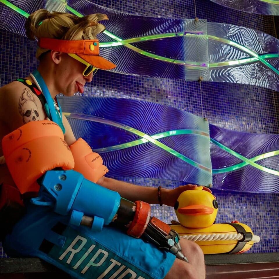 Cosplay Patterns // Overwatch Junkrat Riptire // EVA Foam Digital ...