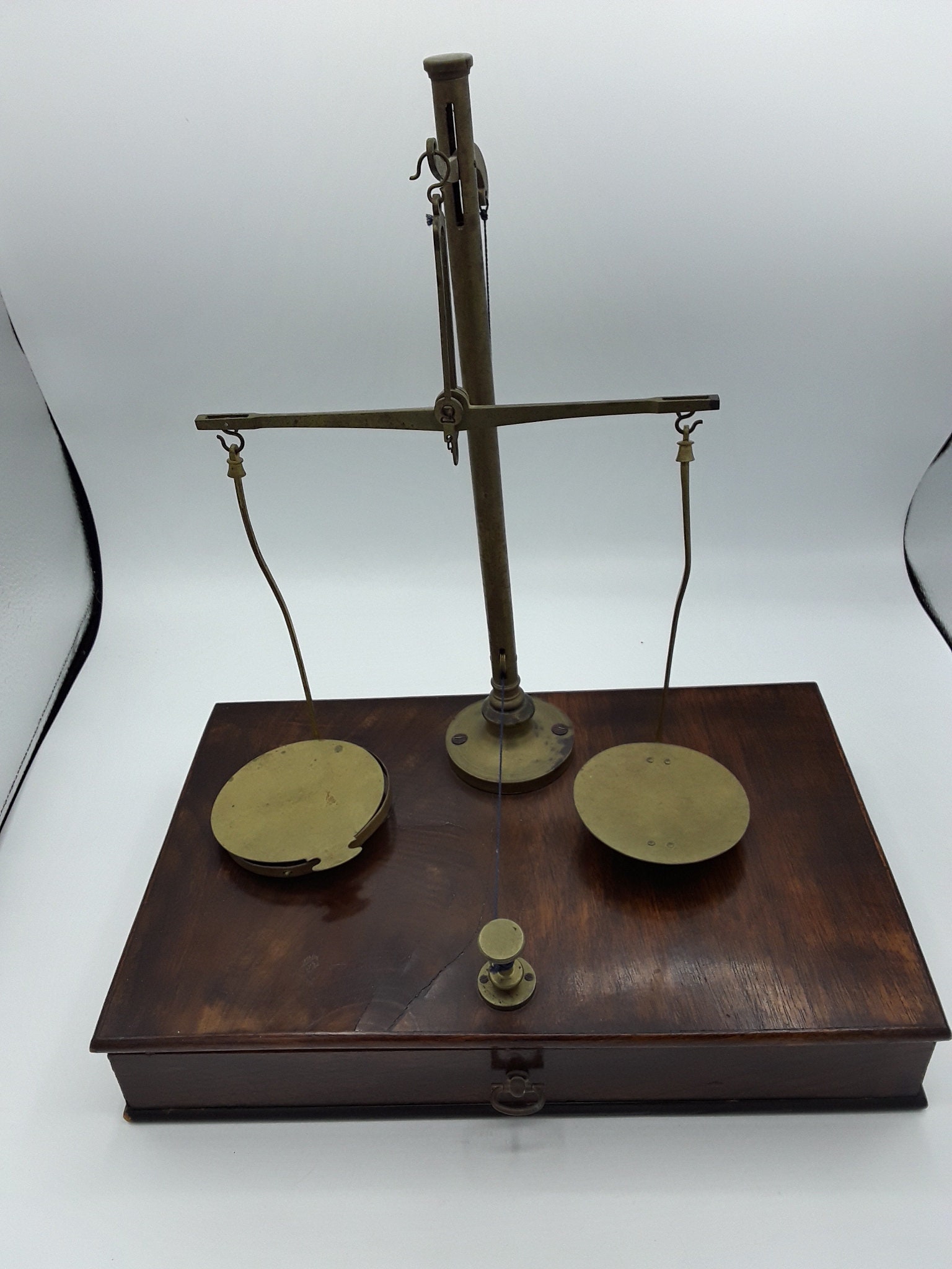 19th C. Hanging Equal Arm Beam Scale - Etsy