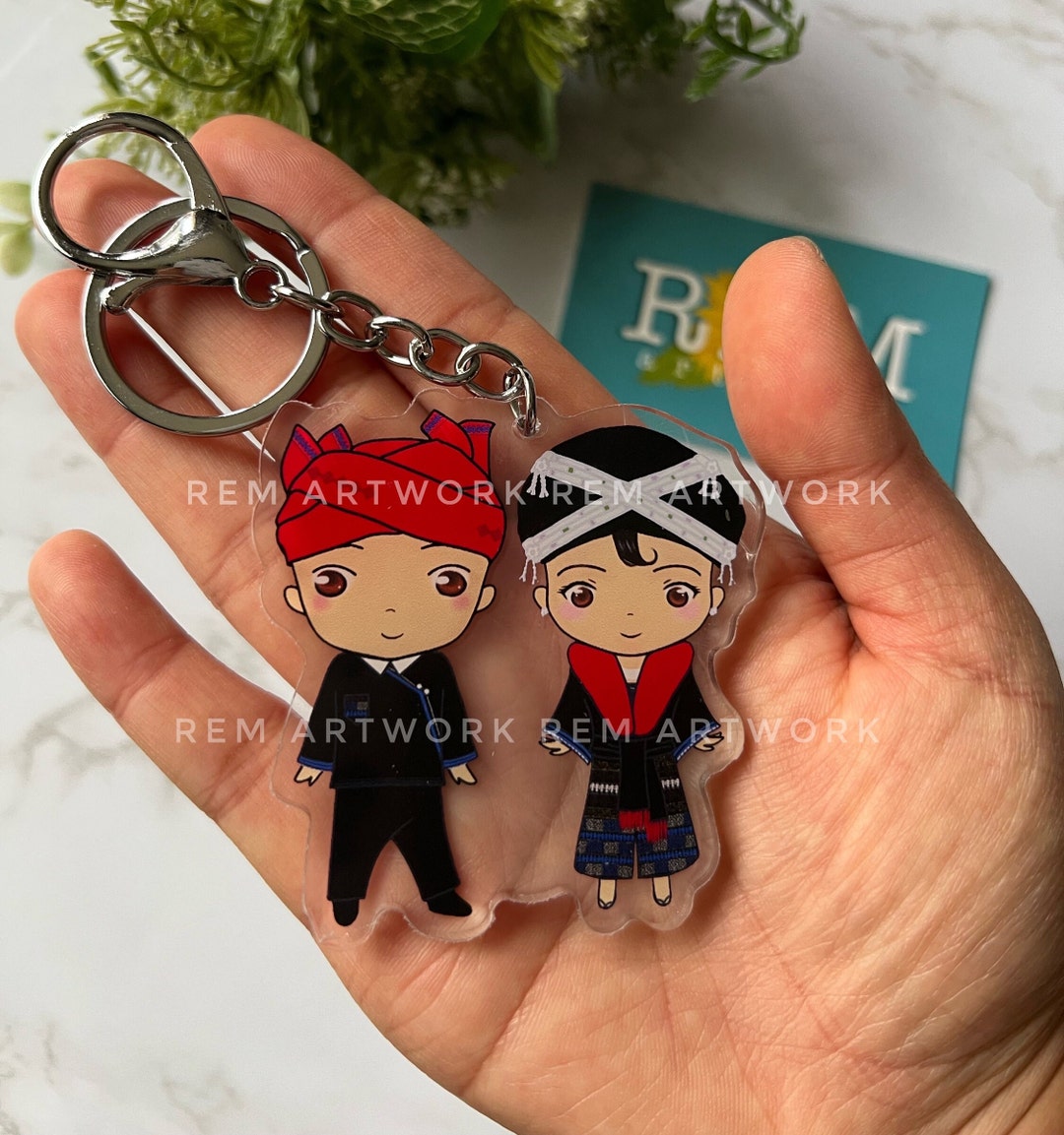 Iu Mien Acrylic Keychains/ Charms - Etsy