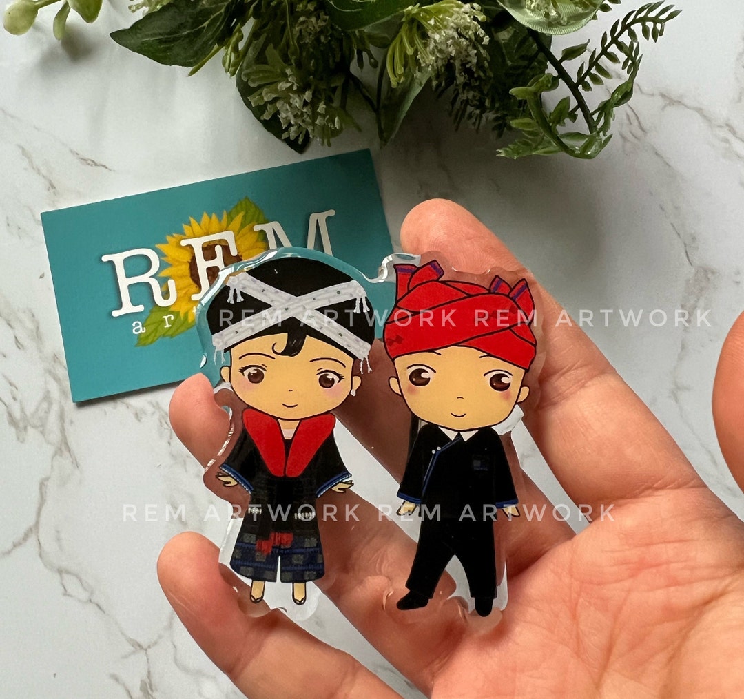 Iu Mien Epoxy Resin Magnets - Etsy