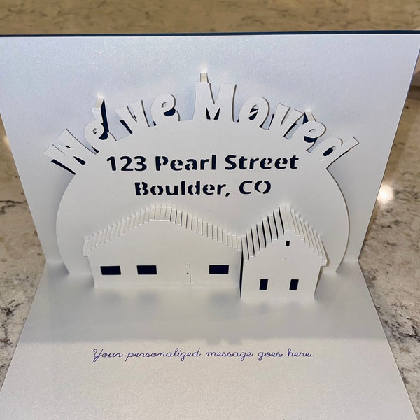 Pop up Moving Card - Etsy