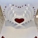 Heart Shaped 3D Pop up Card for Valentine's Day, Mother's Day ...