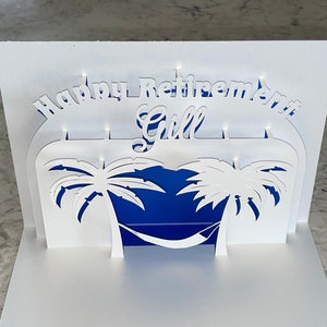 Personalized 3D Pop up Retirement Card. Celebrate Their Retirement in ...