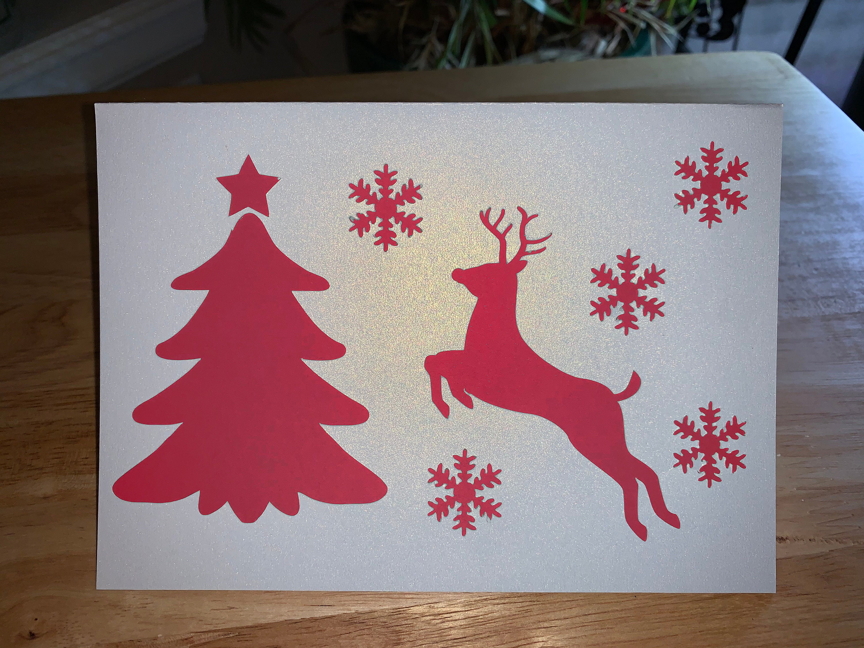 Personalized 3D Pop up Christmas Card With Reindeer and Christmas Tree ...
