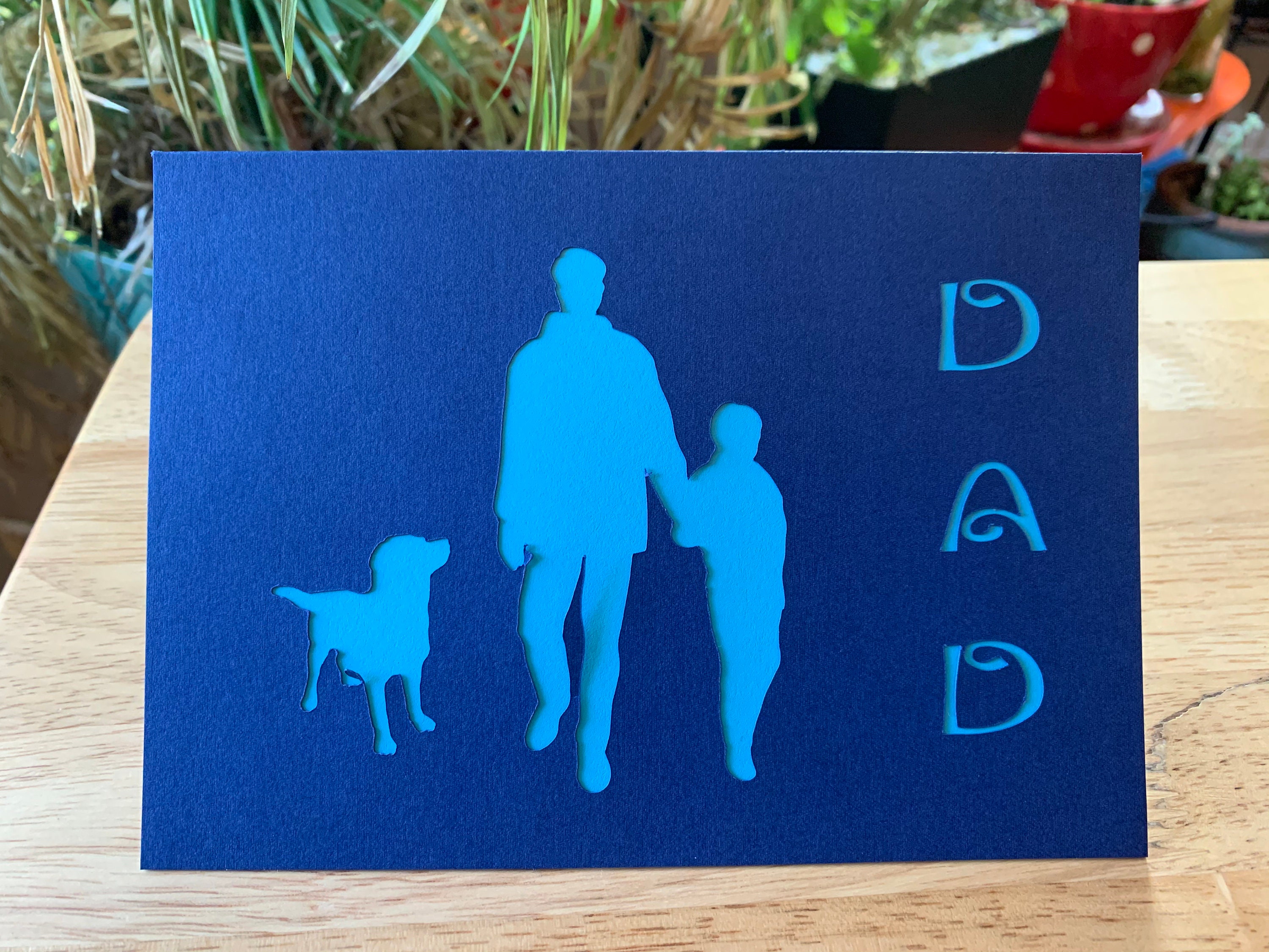 Personalized Father's Day Card 3D Pop up Card for Dad or | Etsy