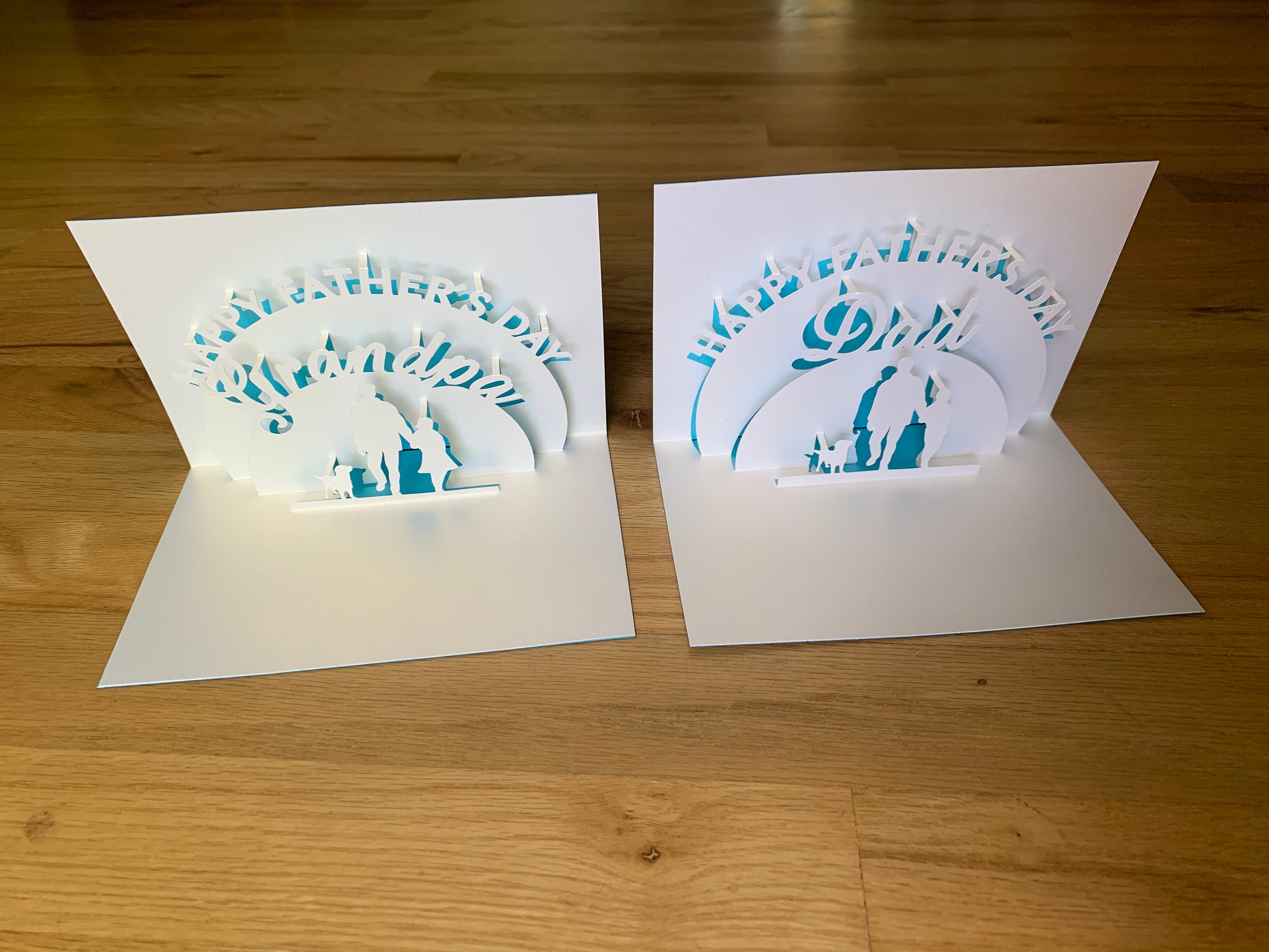 Personalized Father's Day Card 3D Pop up Card for Dad or | Etsy