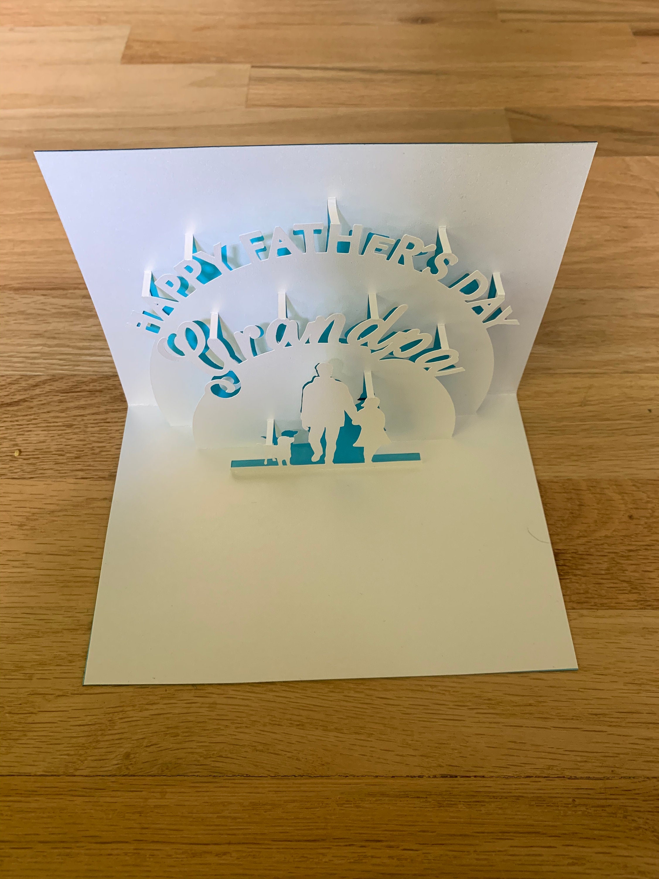 Personalized Father's Day Card - 3D Pop up Card for Dad or Grandpa or ...