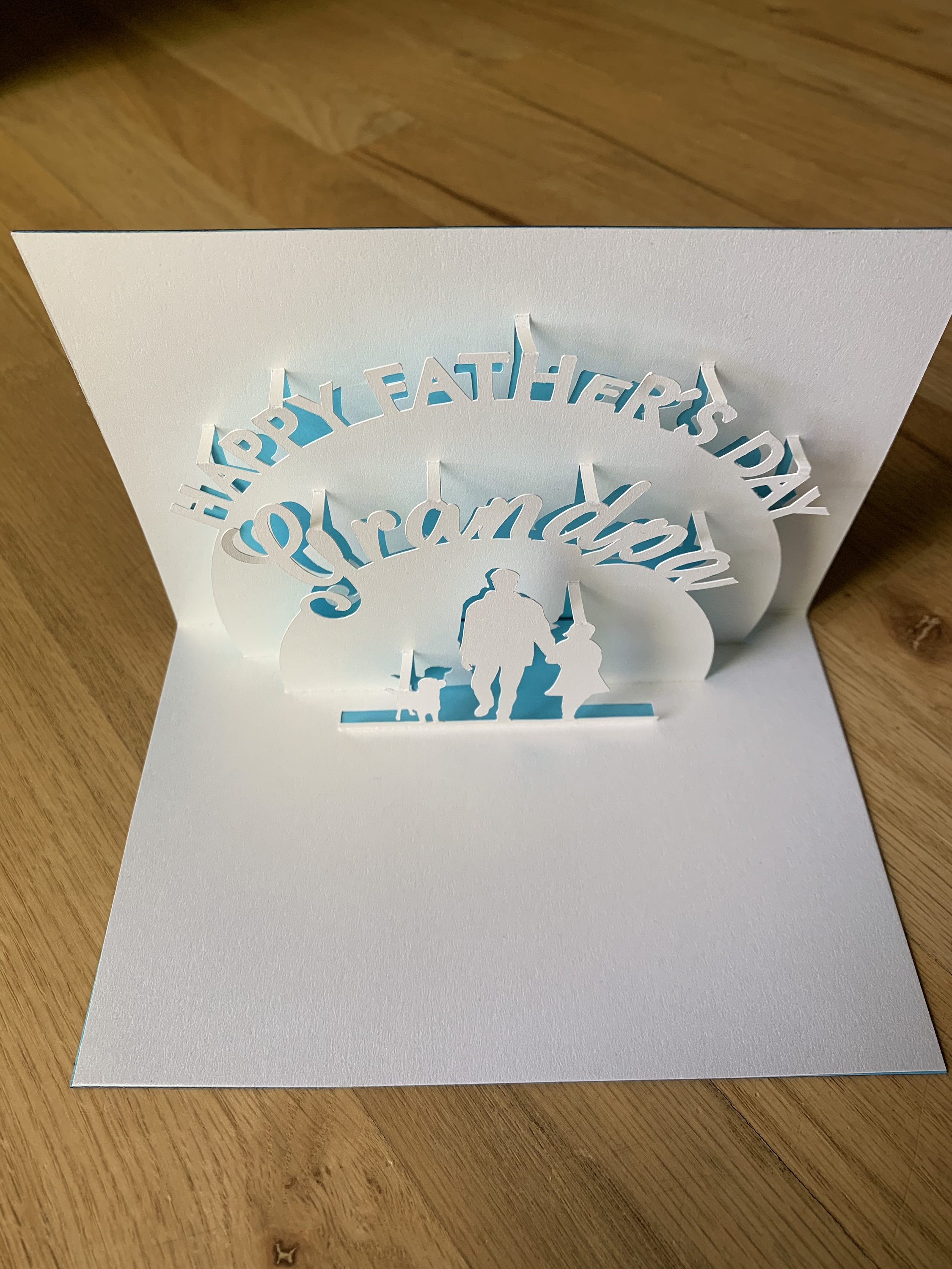 Personalized Father's Day Card 3D Pop up Card for Dad or | Etsy