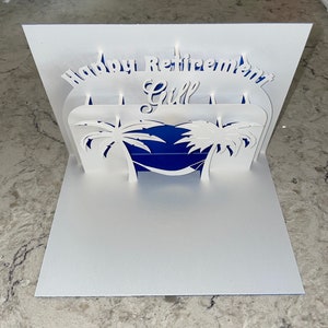 Personalized 3D Pop up Retirement Card. Celebrate Their Retirement in ...