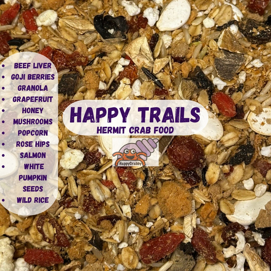 Happy Trails Mix Hermit Crab Food complete Meal - Etsy