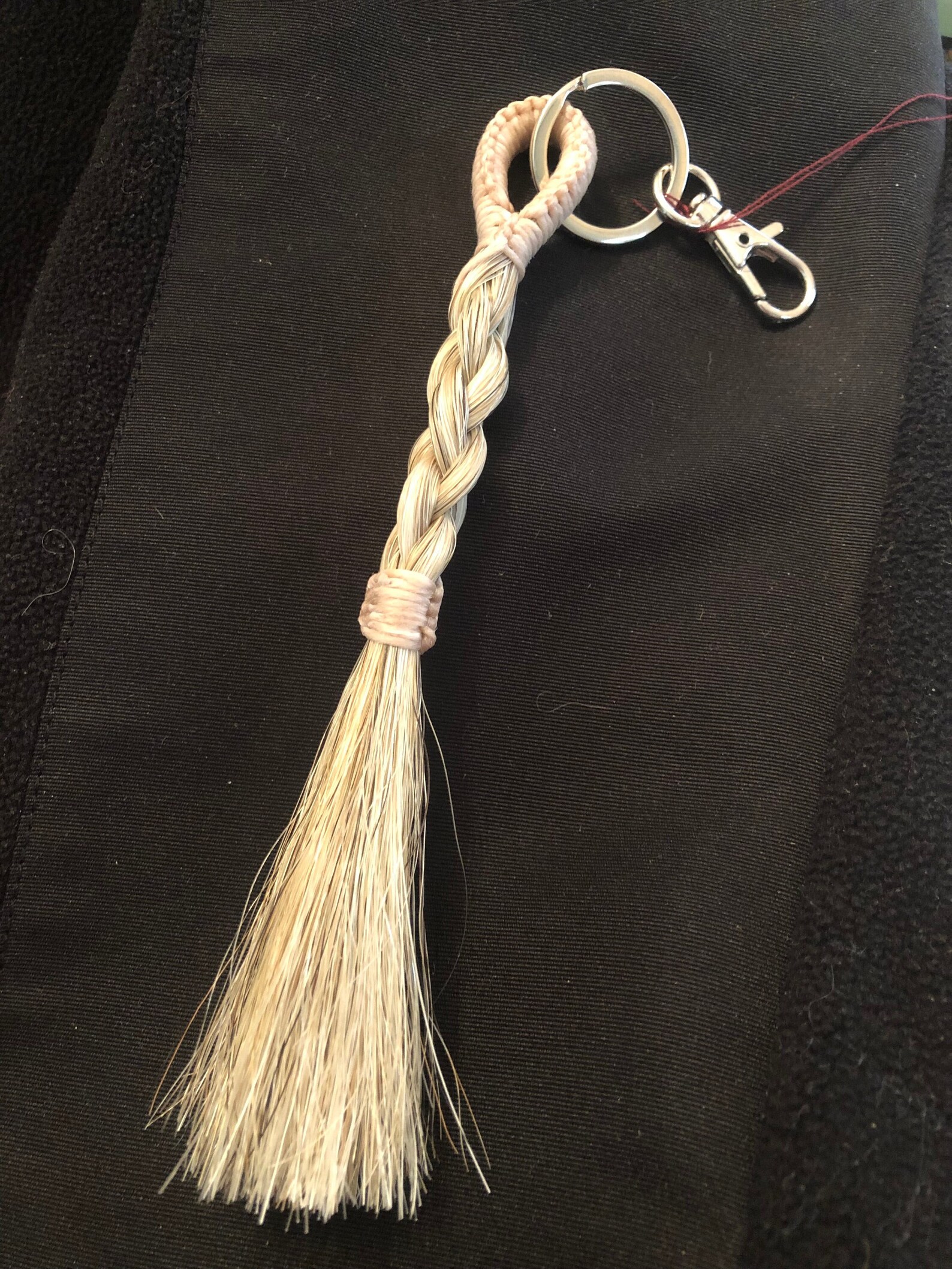 Braided Horse Hair Keychain - Etsy