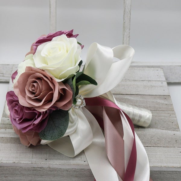Ribbon Rose Bouquet - Etsy