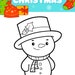 Printable Christmas Coloring Pages, SVG, PDF, PNG, Jpg - Etsy