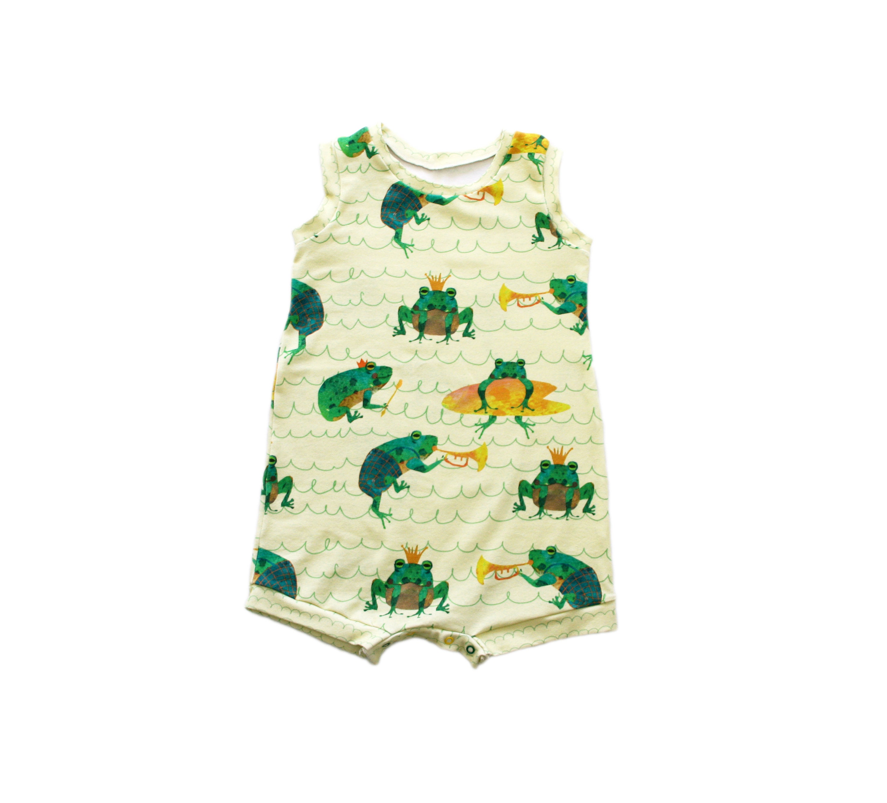 Baby Short Romper, Kids Romper, Folklore Inspired Prints, Retro Baby ...
